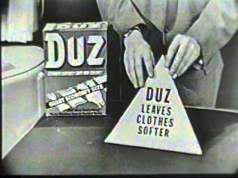 Duz Laundry Detergent Commercial (1953)