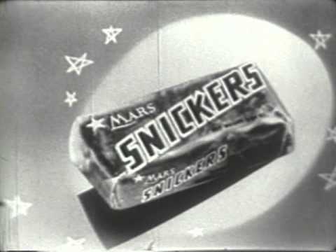 Vintage Snickers Candy Bar Commercial (1954)
